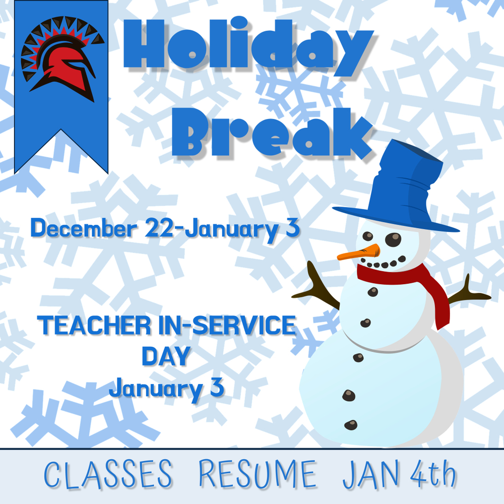 Holiday Break December 22-January 3 | Richmond Middle School